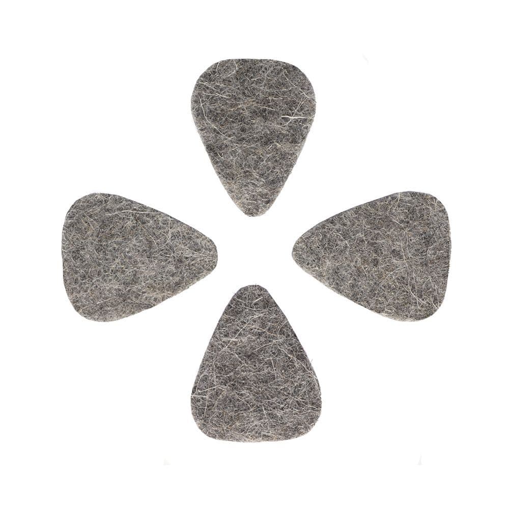 Felt Tones Mini - Grey - 4 Ukulele Picks | Timber Tones - Timber Tones