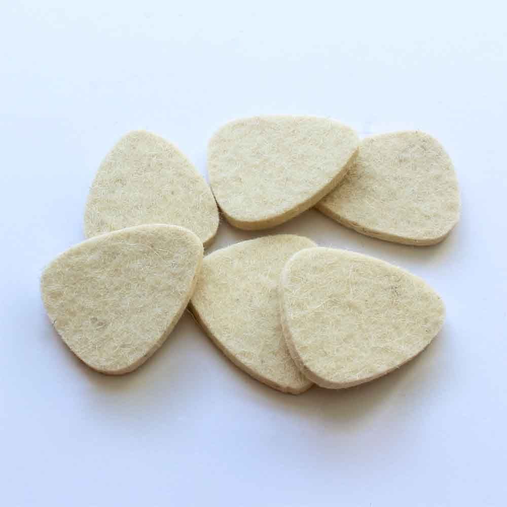 Felt Tones - Natural - 1 Ukulele Pick | Timber Tones - Timber Tones