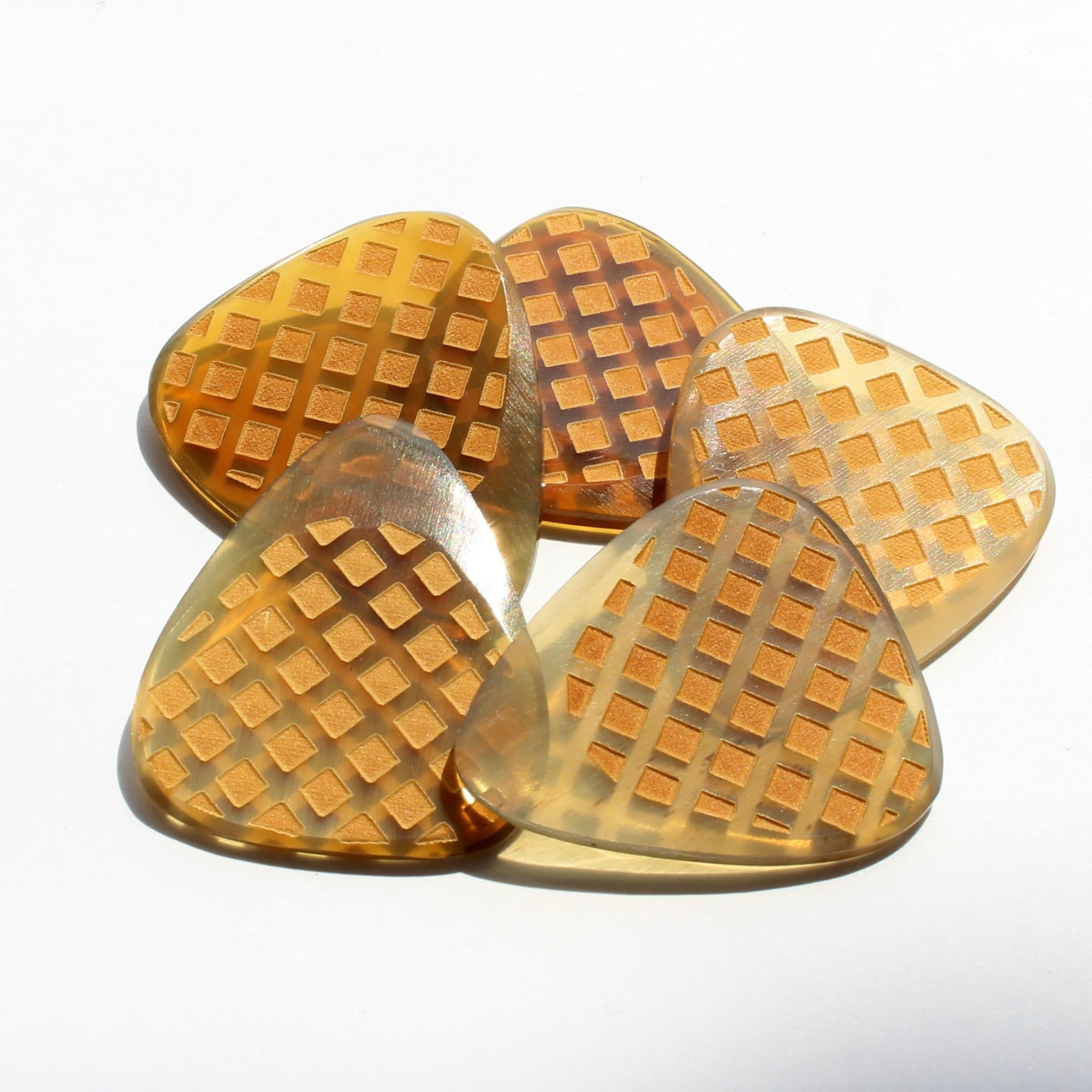 Grip Tones - Clear Horn - 1 Guitar Pick | Timber Tones - Timber Tones