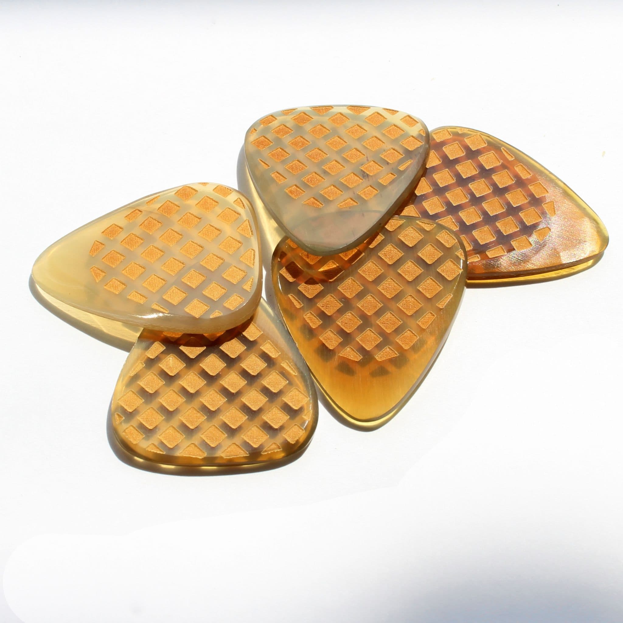 Grip Tones - Clear Horn - 1 Guitar Pick | Timber Tones - Timber Tones