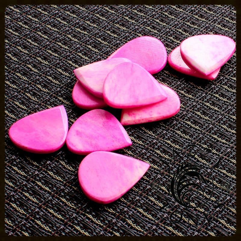 Jazzy Tones - Pink Bone - 4 Guitar Picks | Timber Tones - Timber Tones