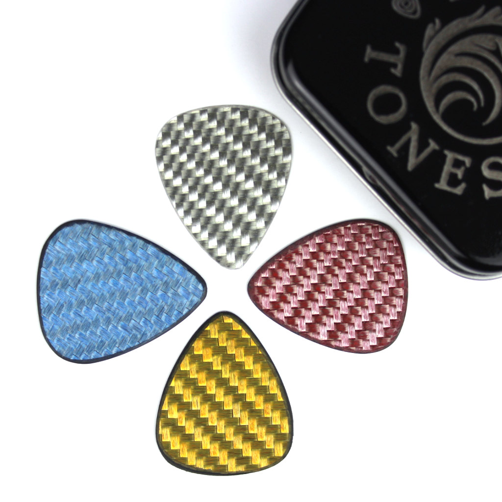 Carbon Tones - Tin of 4 Guitar Picks | Timber Tones - Timber Tones