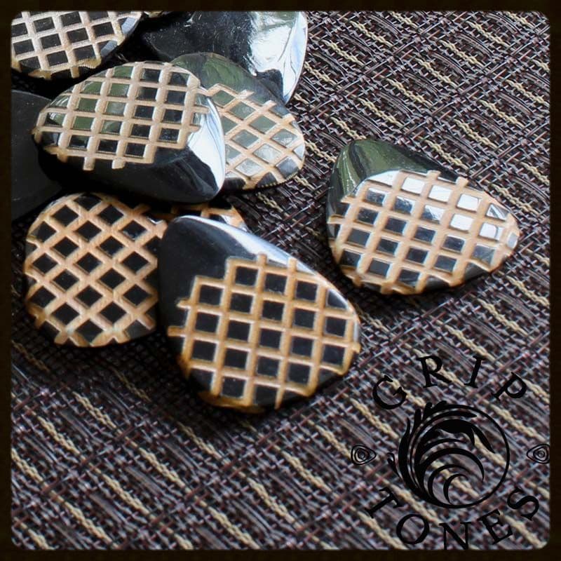 Black Buffalo Horn Guitar Pick Collection | Timber Tones - Timber Tones