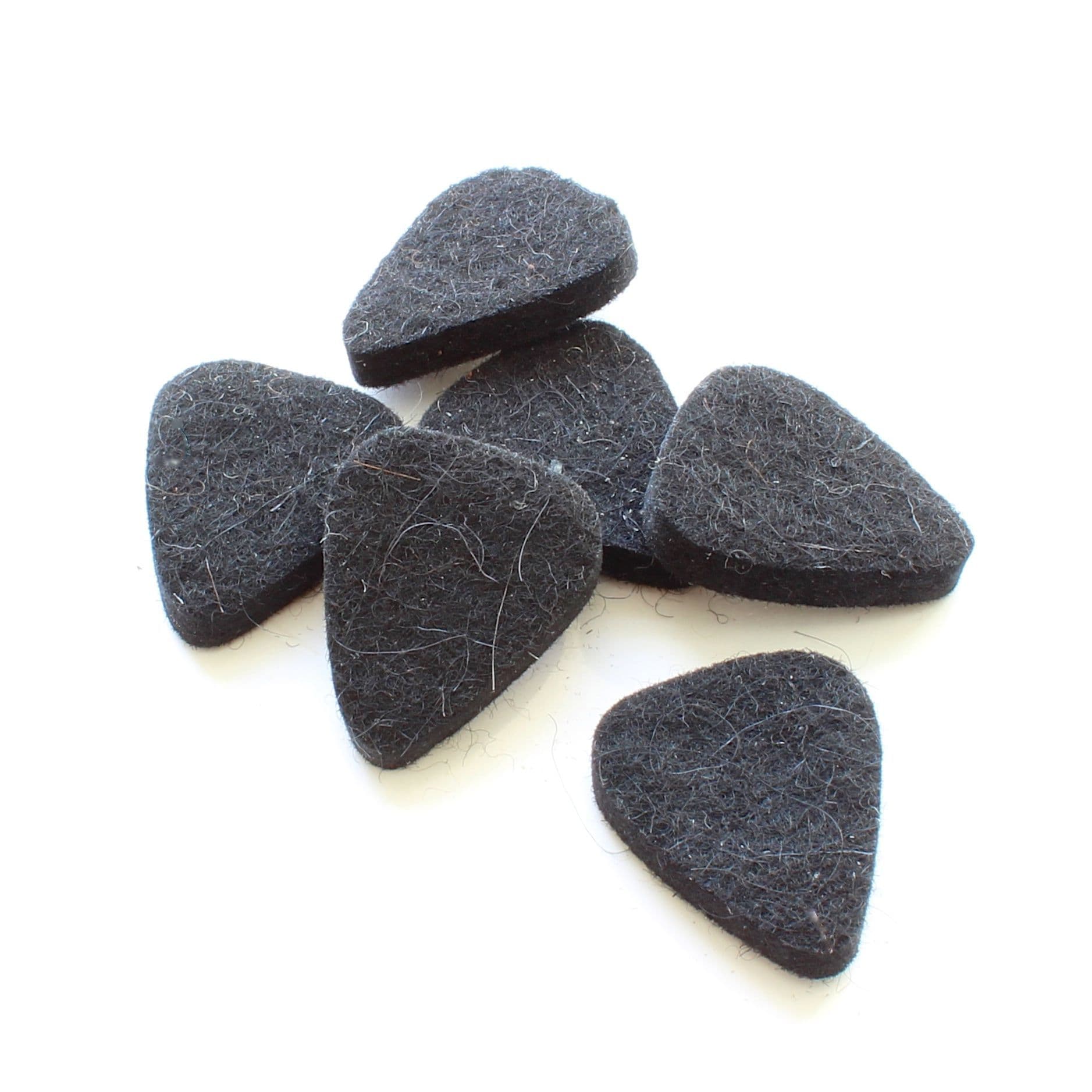 Felt Tones Mini - Black - 4 Ukulele Picks | Timber Tones - Timber Tones