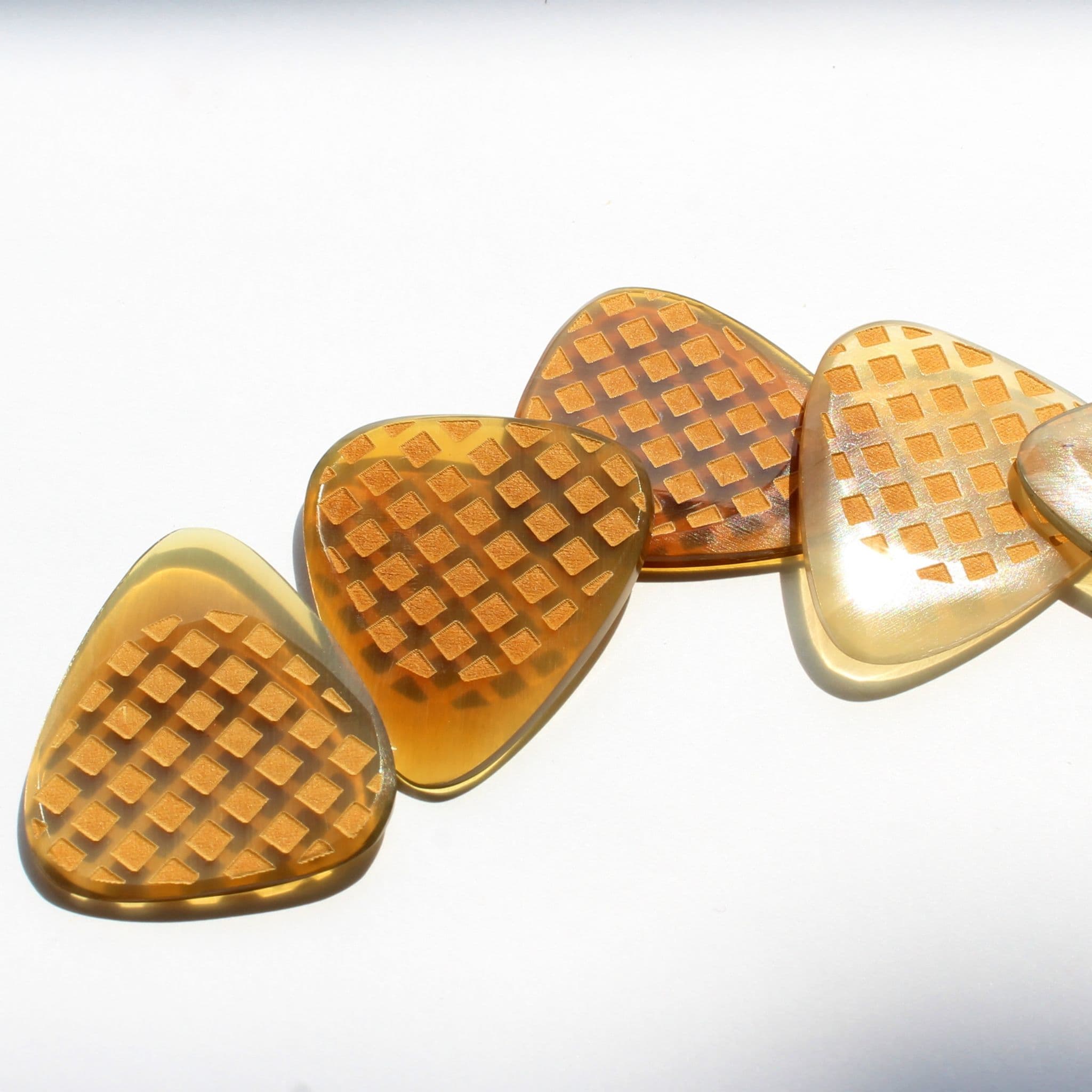 Grip Tones - Clear Horn - 1 Guitar Pick | Timber Tones - Timber Tones