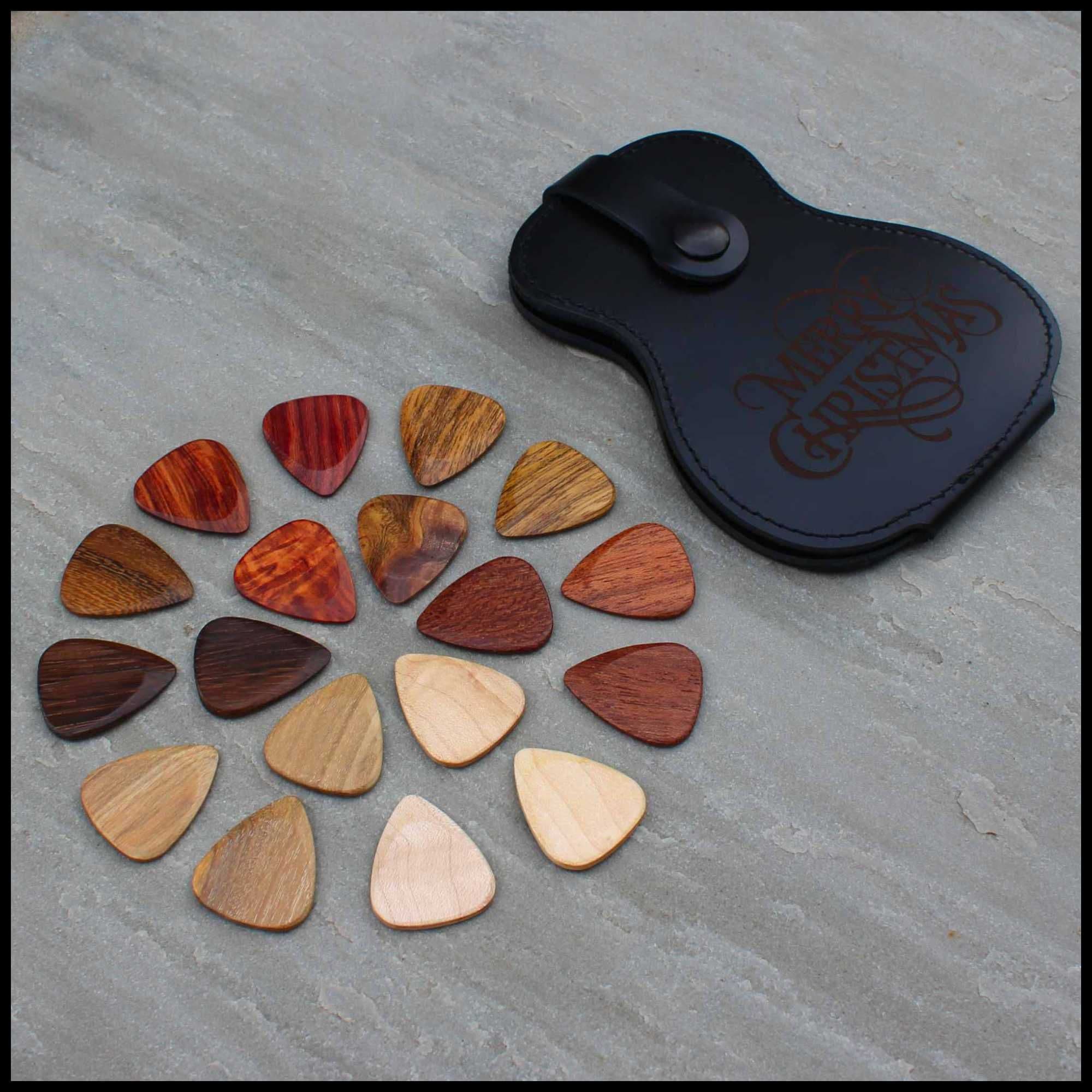 Plectrum Wallet - 18 Acoustic Guitar Picks | Timber Tones - Timber Tones